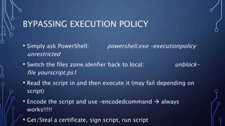 Lateral Movement with PowerShell | PPT