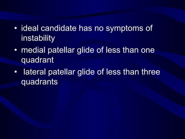 Lateral patellar compression syndrome | PPT