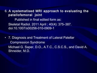 Lateral patellar compression syndrome | PPT