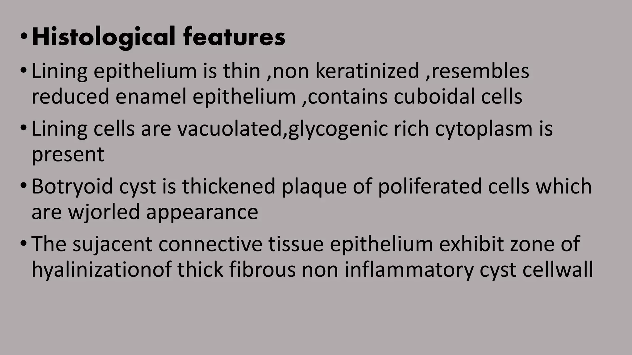 Lateral periodontal cyst | PPTX