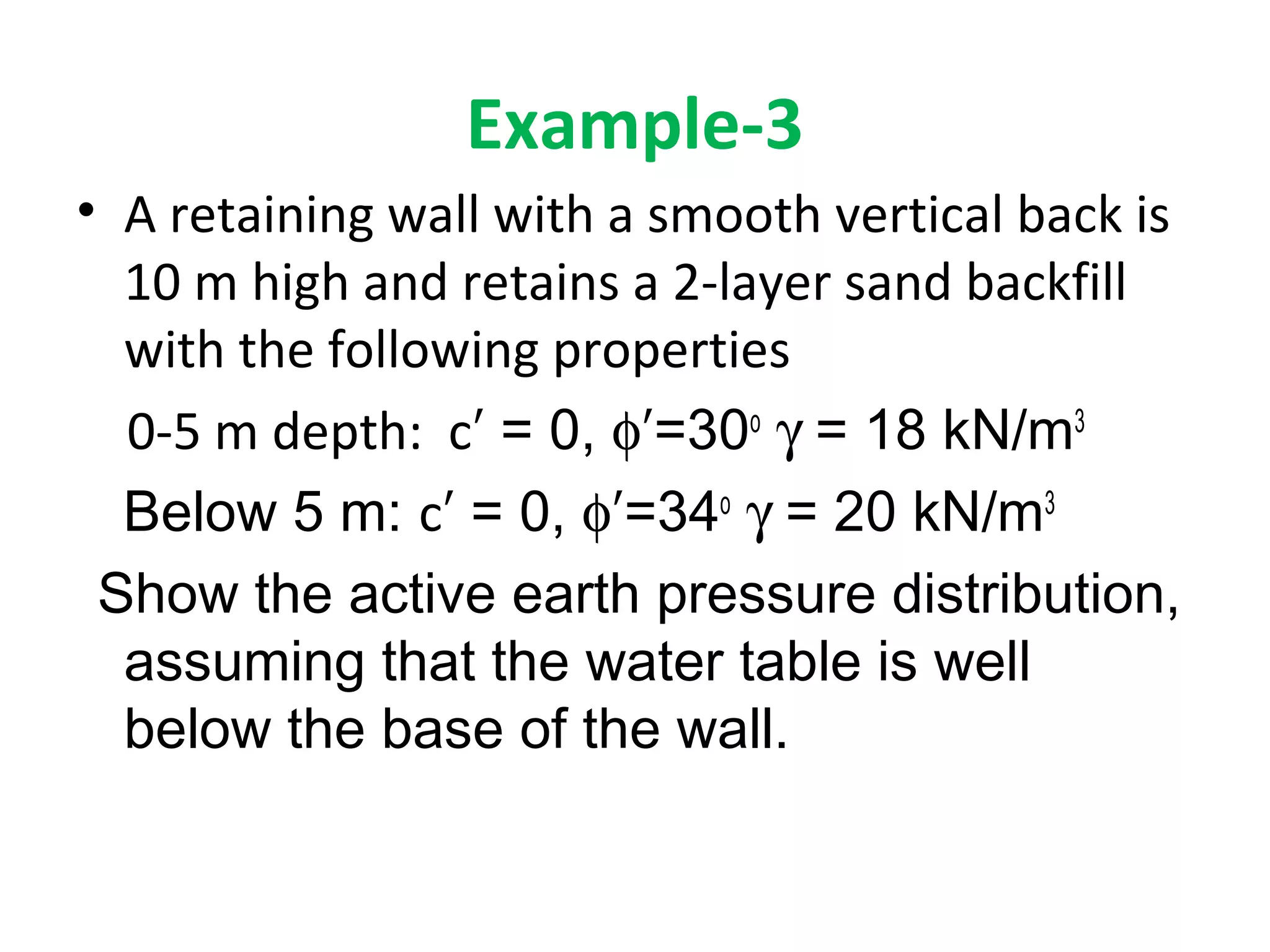 Lateral Earth pressure | PPT