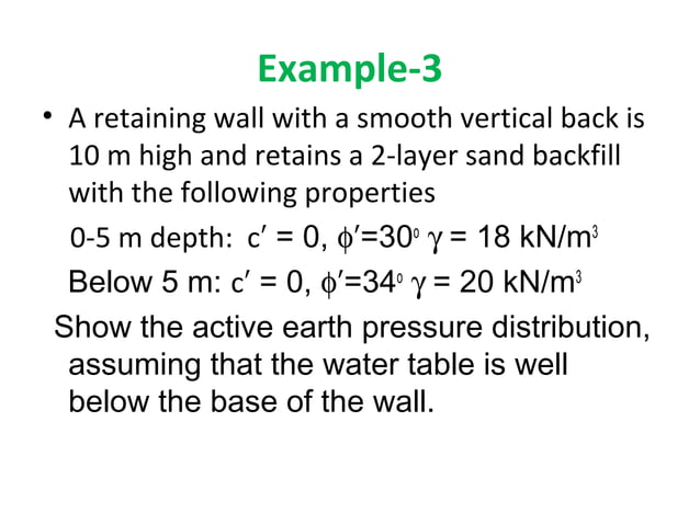 Lateral Earth pressure | PPT