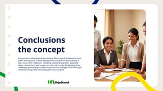 Lateral Recruitment in Human Resource Management | PPTX