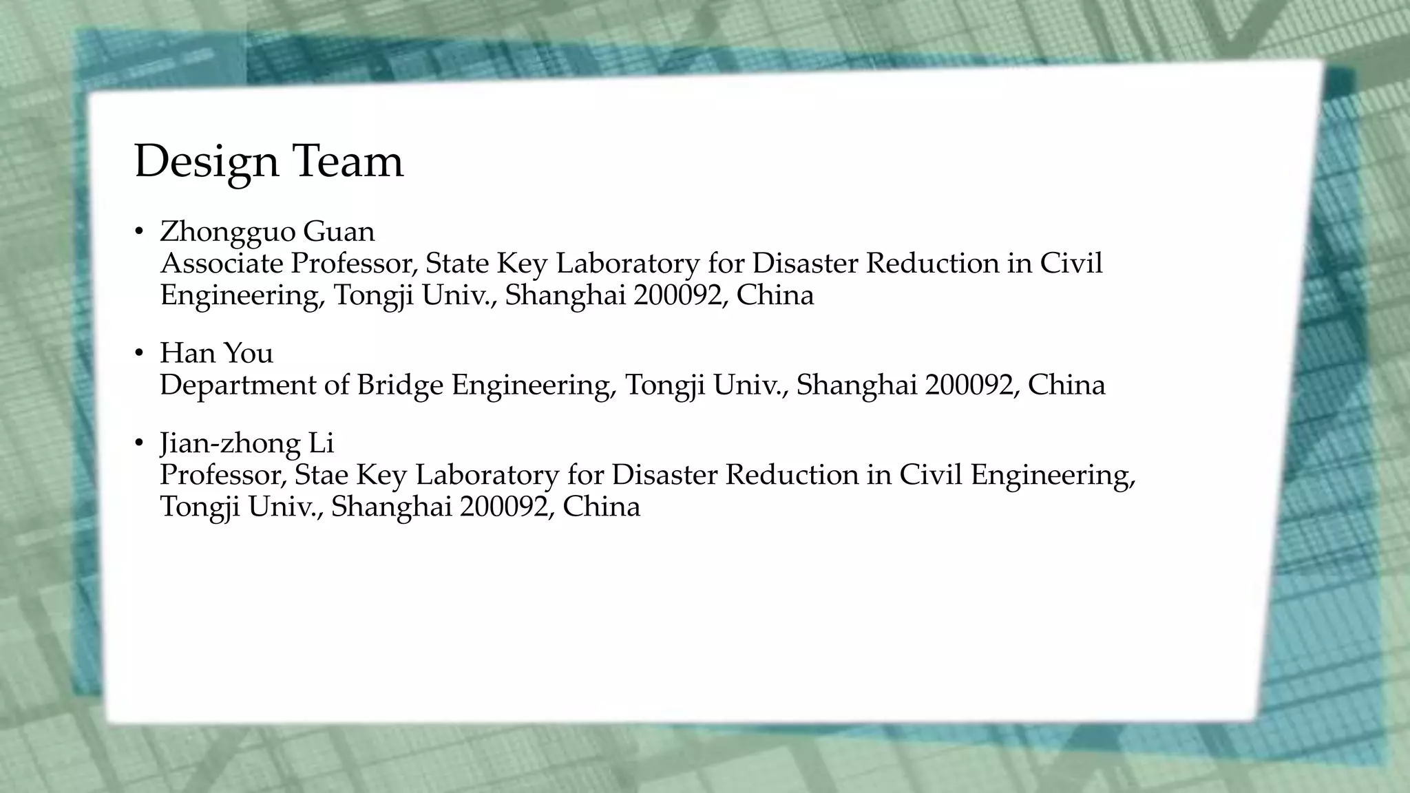 Lateral seismic isolation system for yonging yellow river bridge | PPTX ...