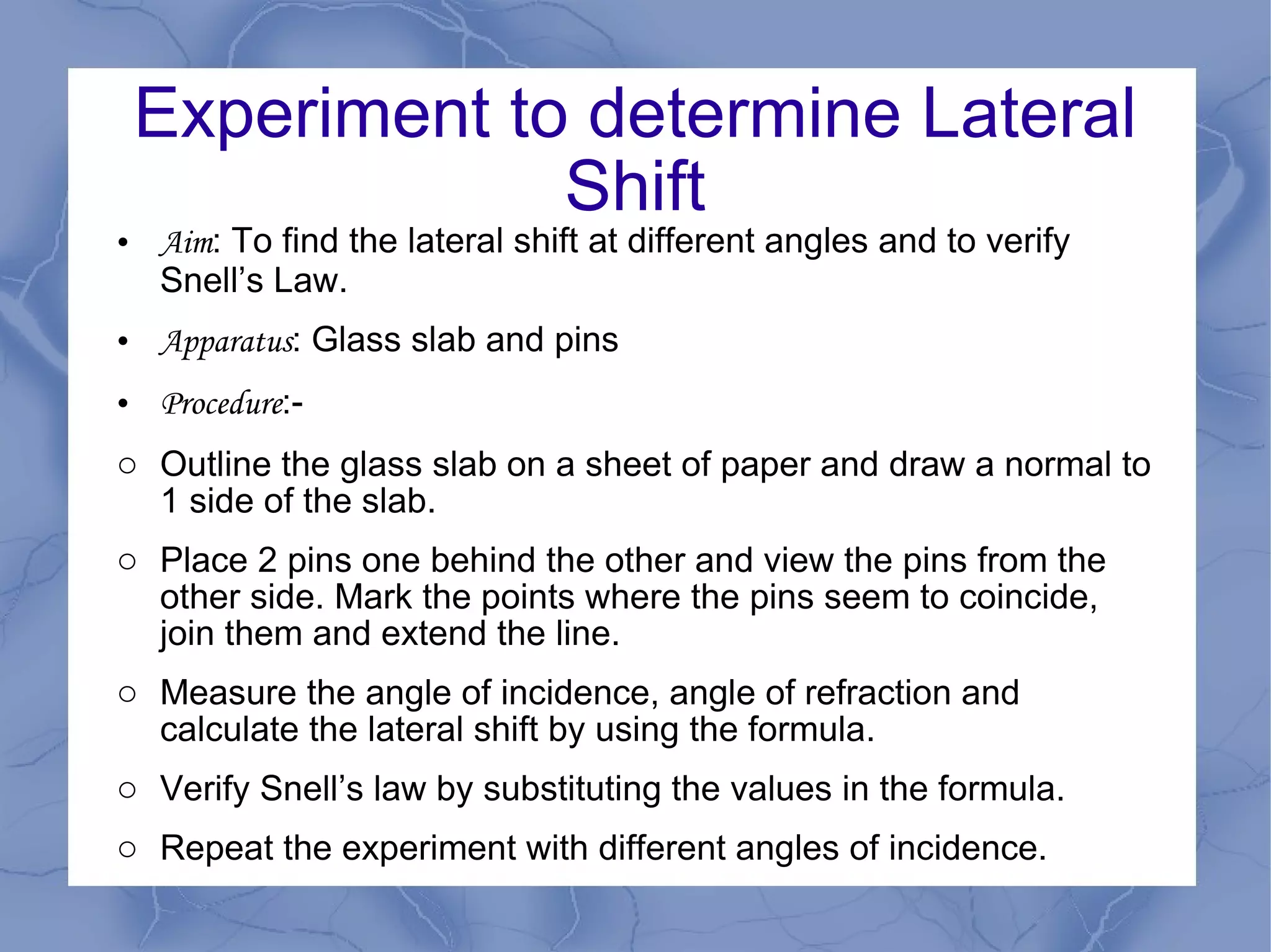 Lateral shift | PPT