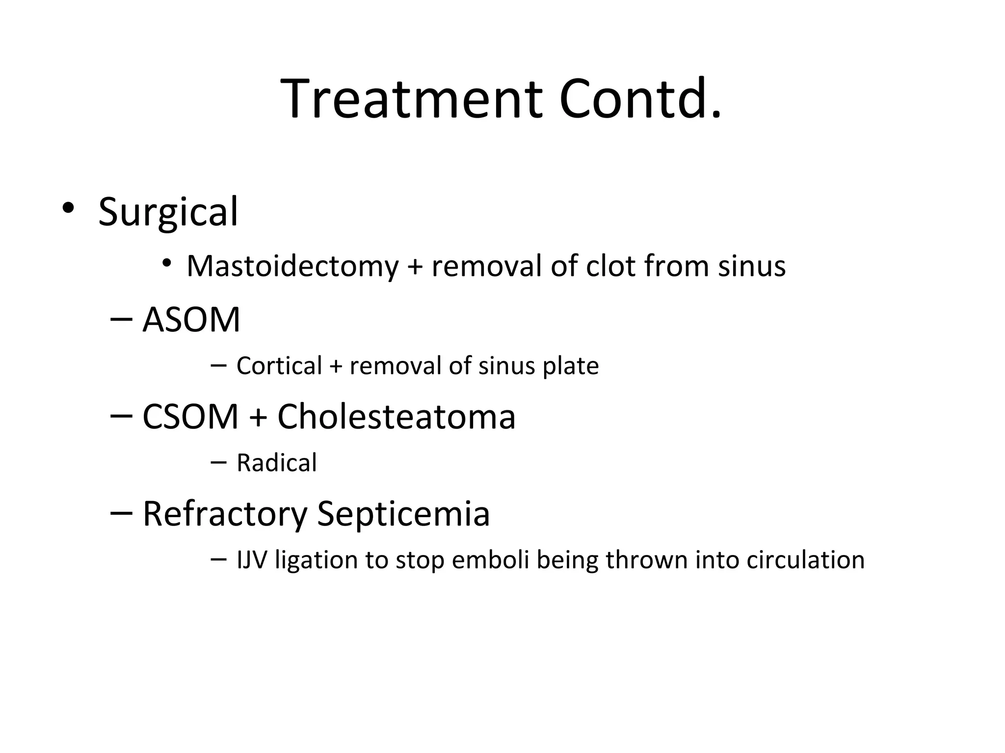 Lateral sinus thrombosis | PPT