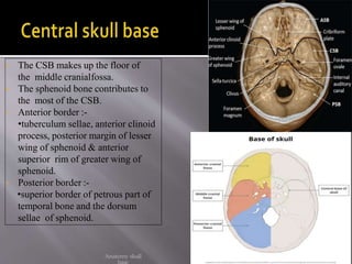 Lateral skull base anatomy and applied science by Dr, bomkar bam | PPTX