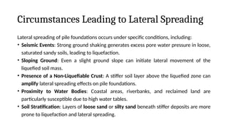 Lateral Spreading of Pile Foundations During Liquefaction.pptx
