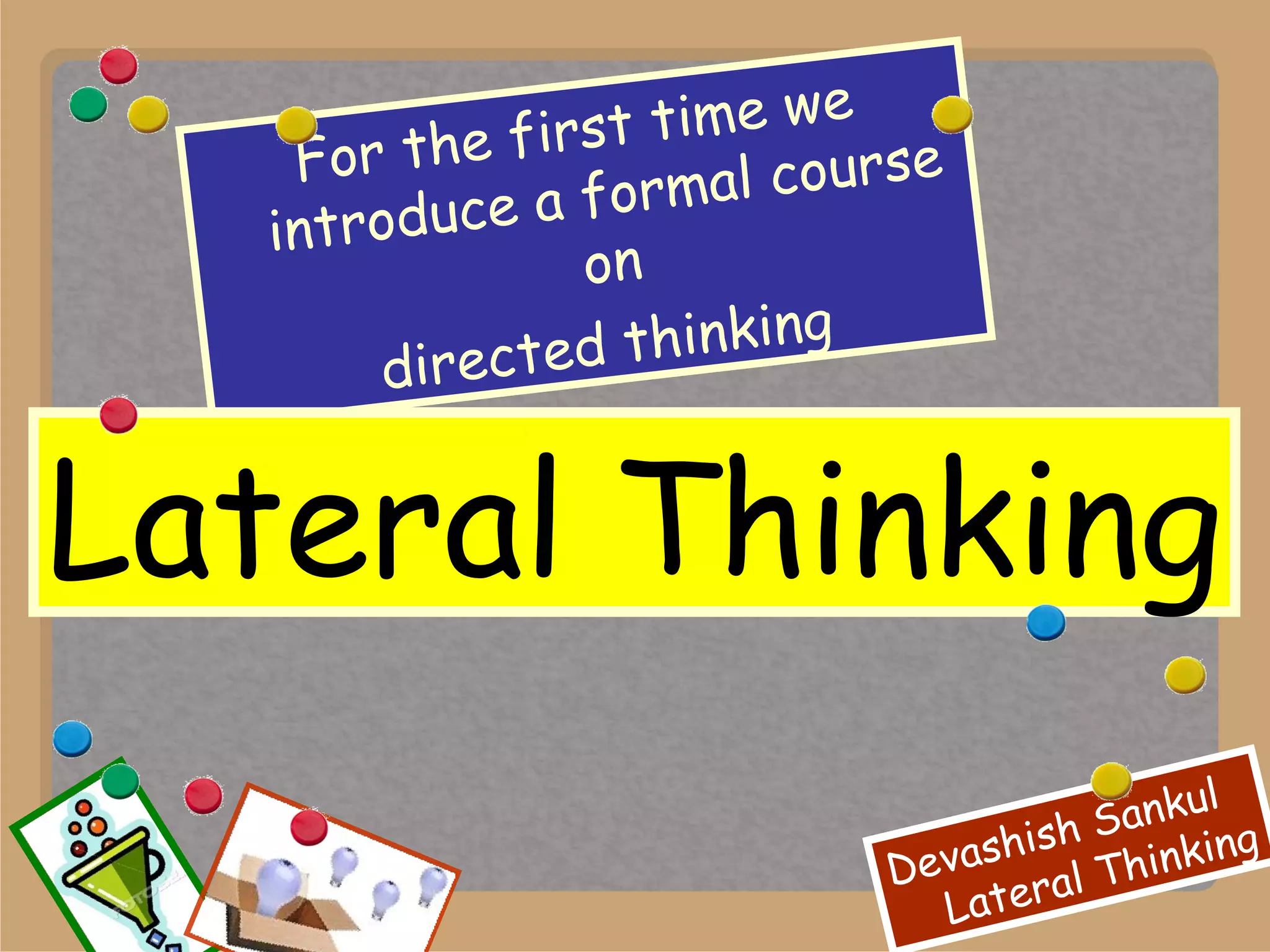 Lateral Thinking | PPT