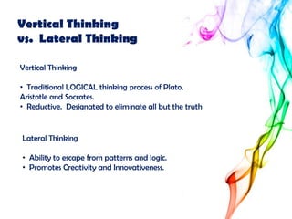 Lateral Thinking | PPTX