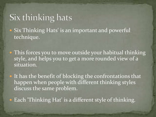 Lateral thinking | PPTX