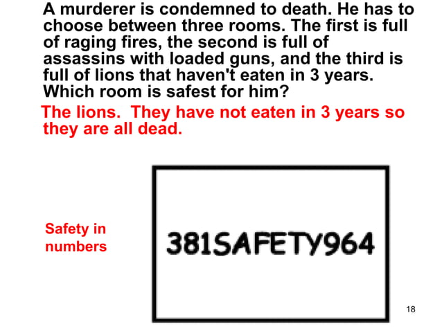 Lateral Thinking Questions | PPTX