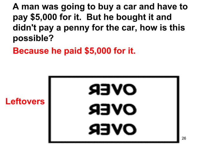 Lateral Thinking Questions | PPTX