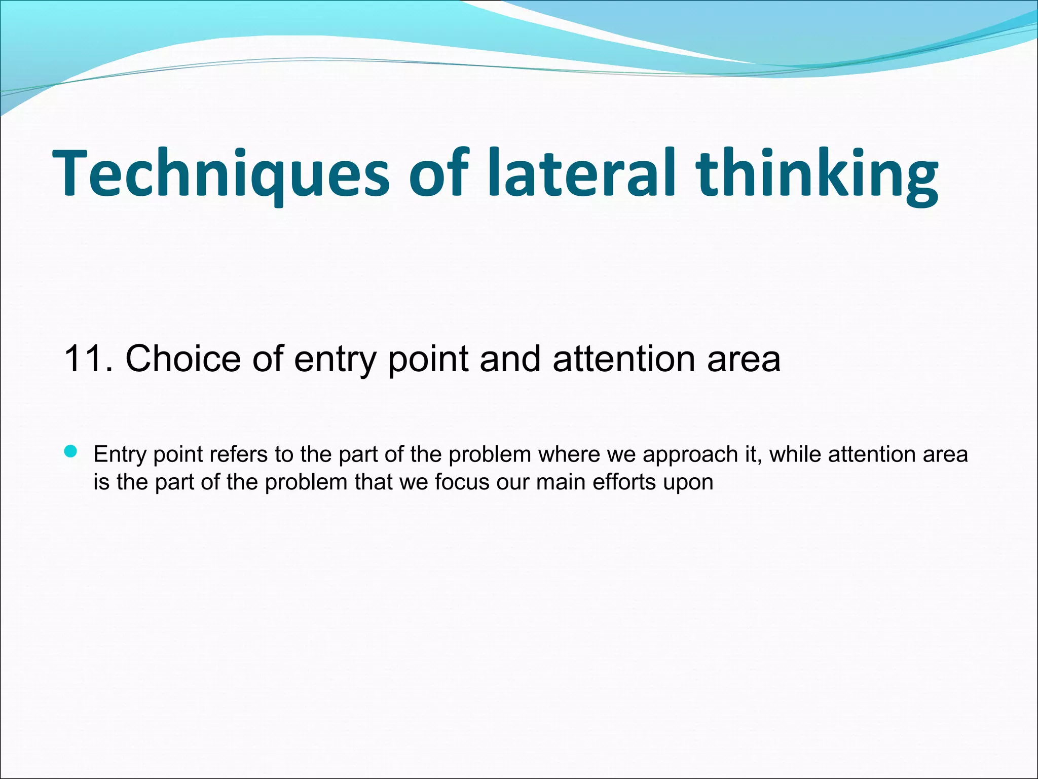 Lateral thinking | PPT