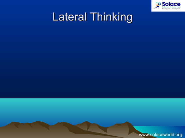 Lateral thinking | PPT