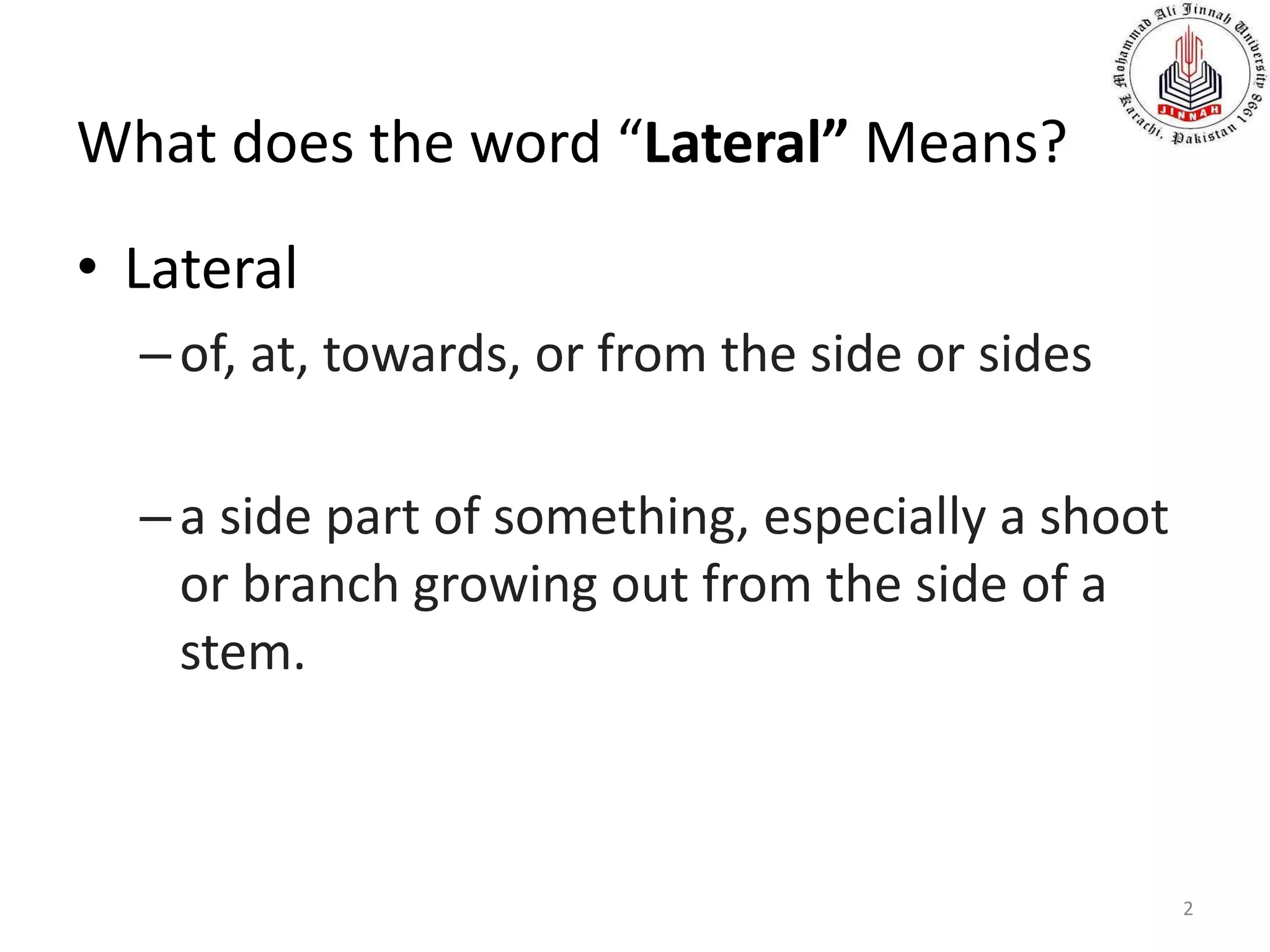 Lateral thinking by edward de bono | PPTX