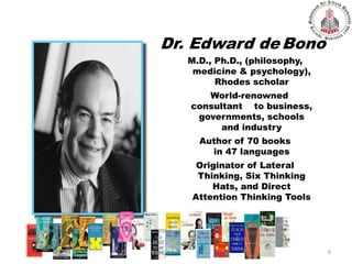 Lateral thinking by edward de bono | PPTX
