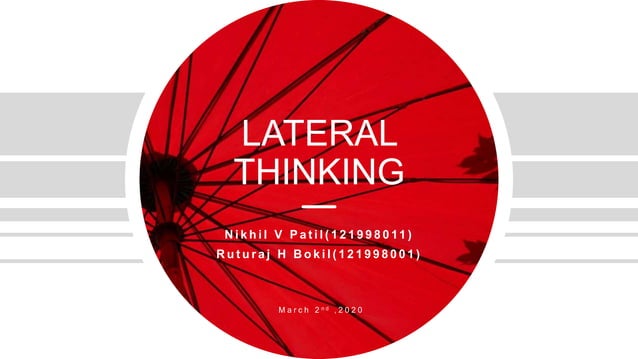 Lateral thinking | PPT