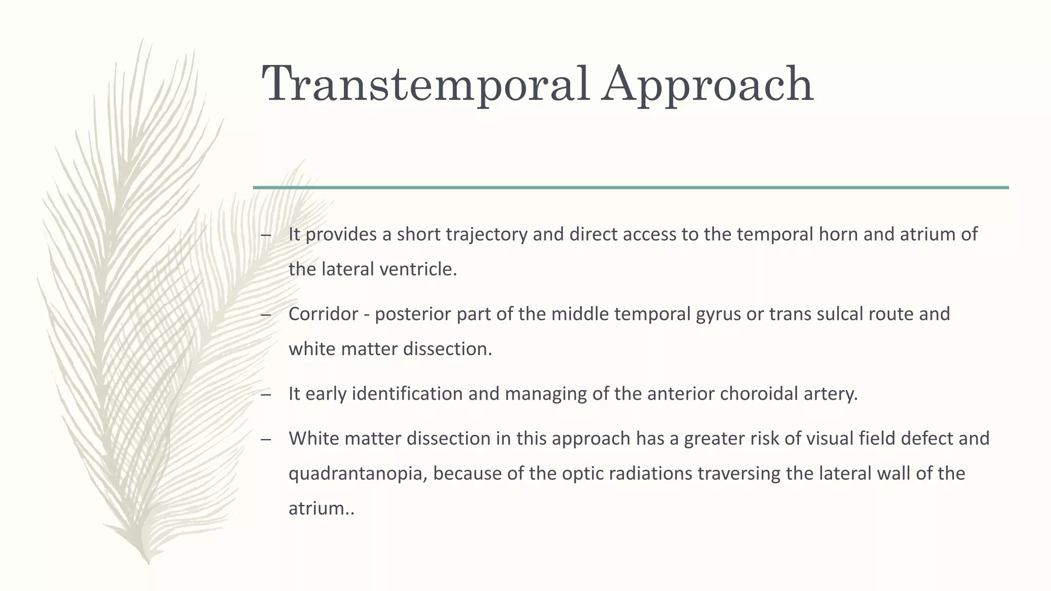 Lateral ventricle anatomy and approaches | PPTX
