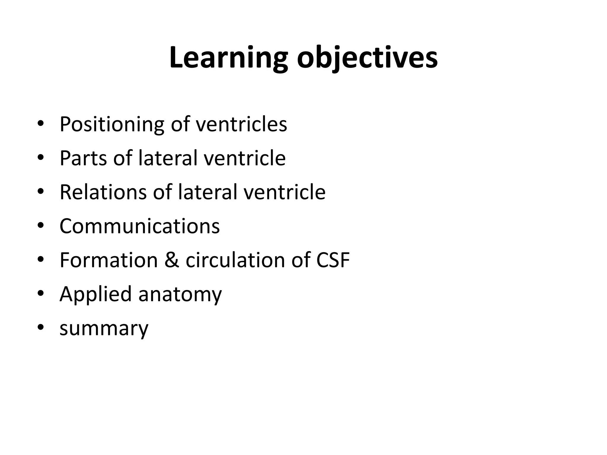 Lateral ventricle - Dr.K.S.Ravi