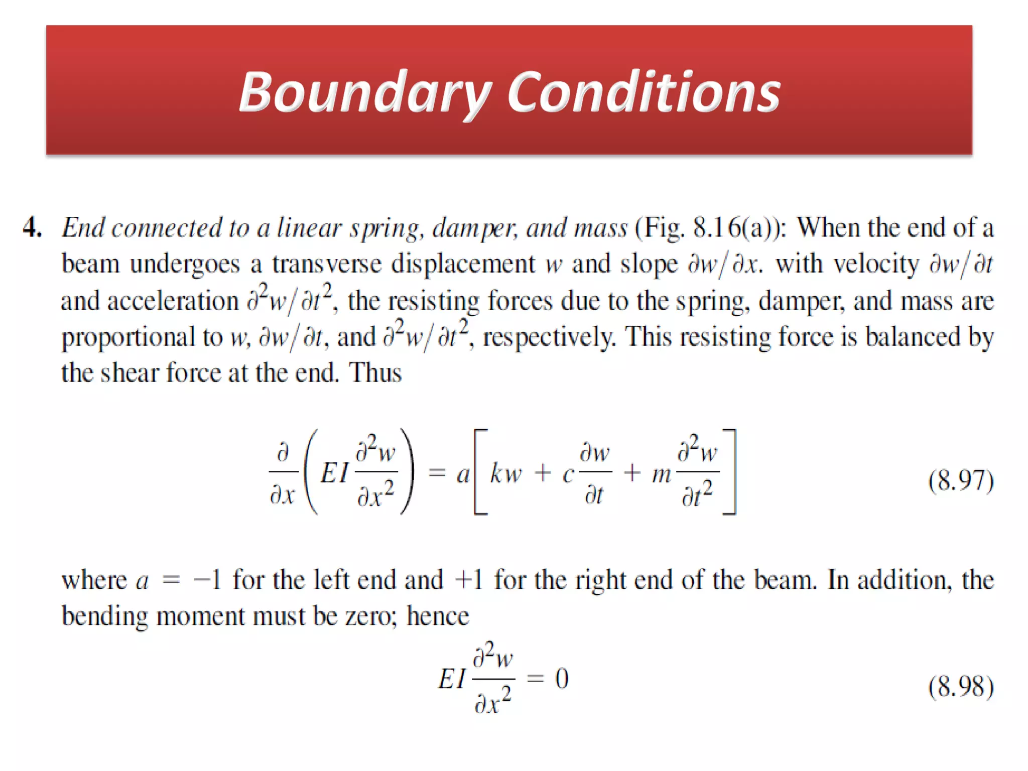 Lateral or transverse vibration of thin beam | PDF