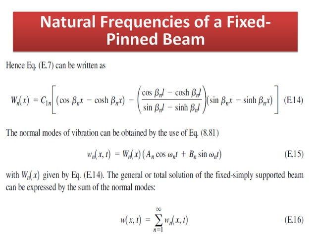 Lateral Or Transverse Vibration Of Thin Beam Pdf