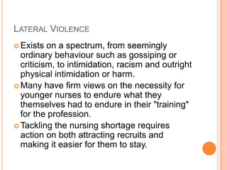 Lateral Violence | PPTX