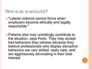 Lateral Violence | PPTX