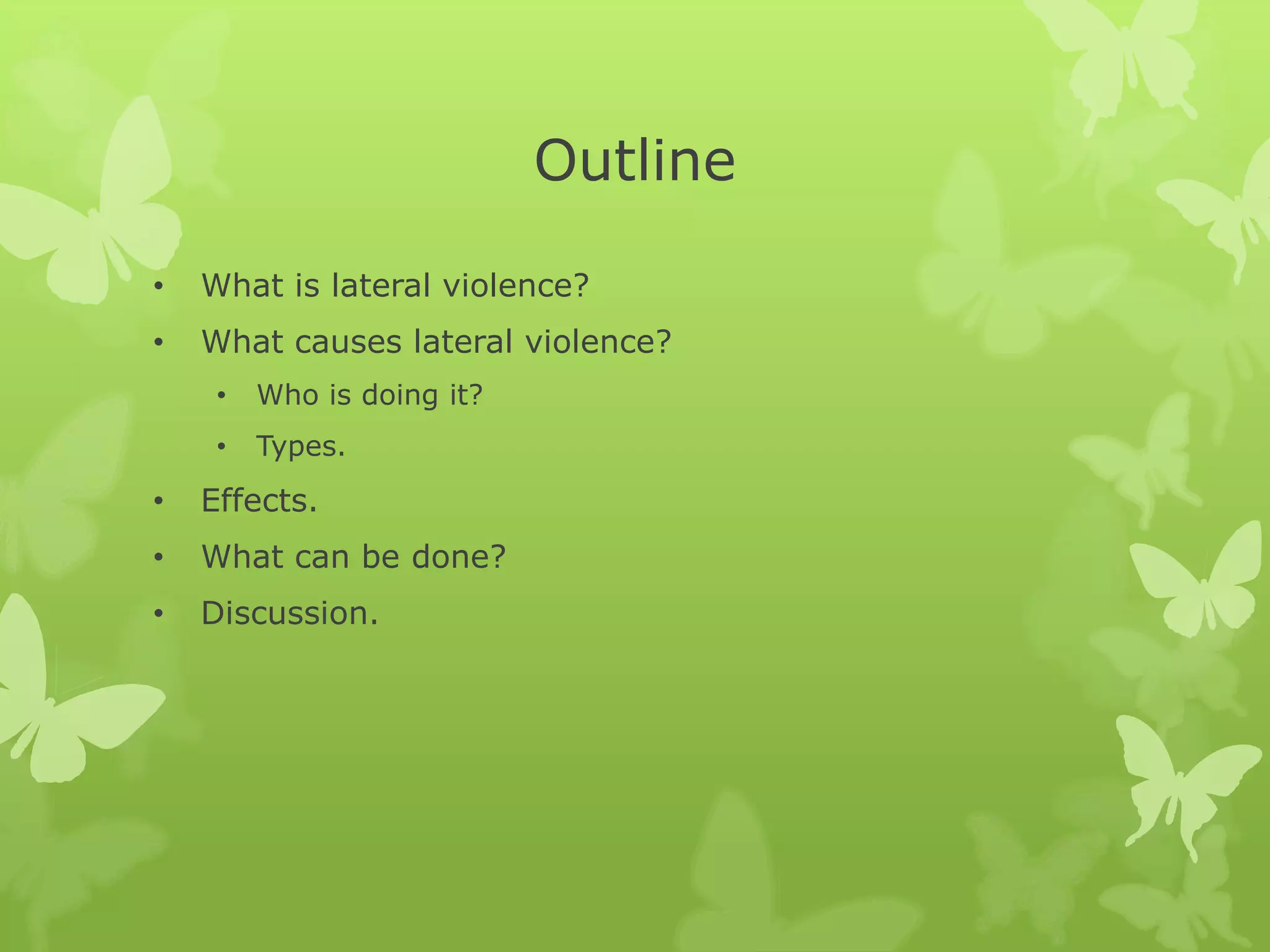 Lateral Violence in Nursing | PPTX