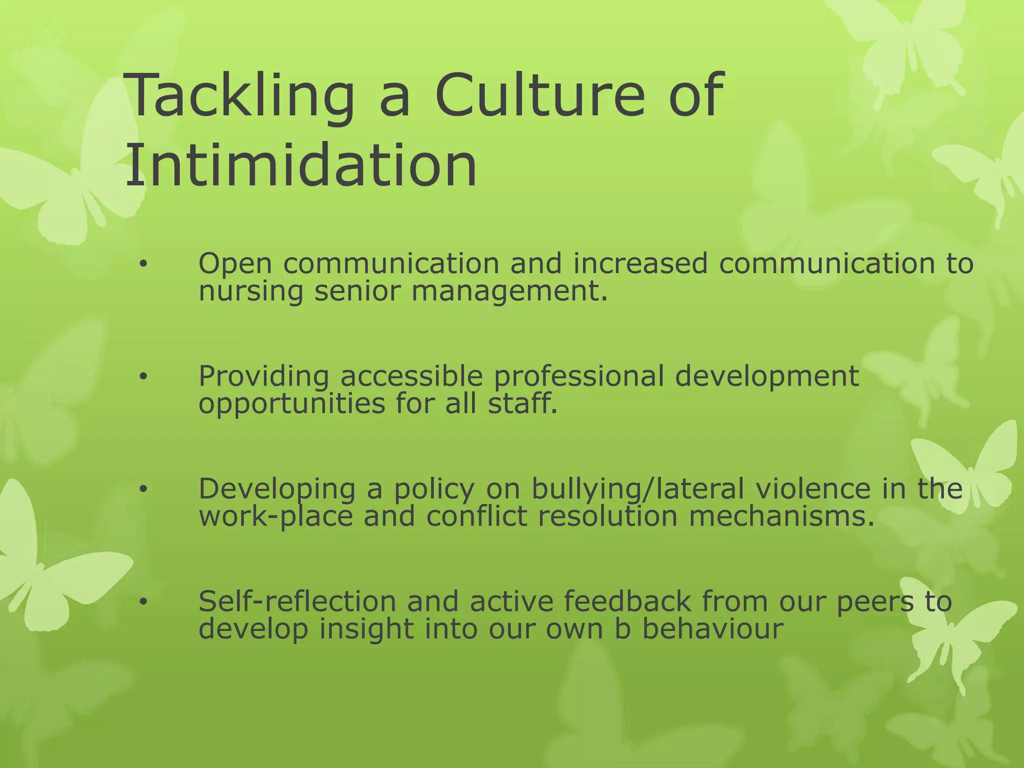 Lateral Violence in Nursing | PPTX
