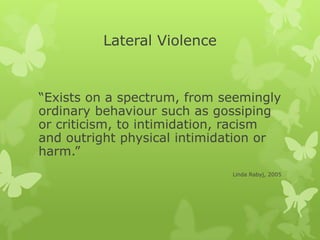Lateral Violence in Nursing | PPTX