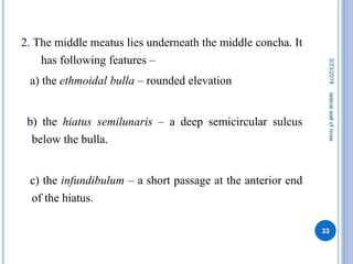 Lateral wall of nose | PPTX