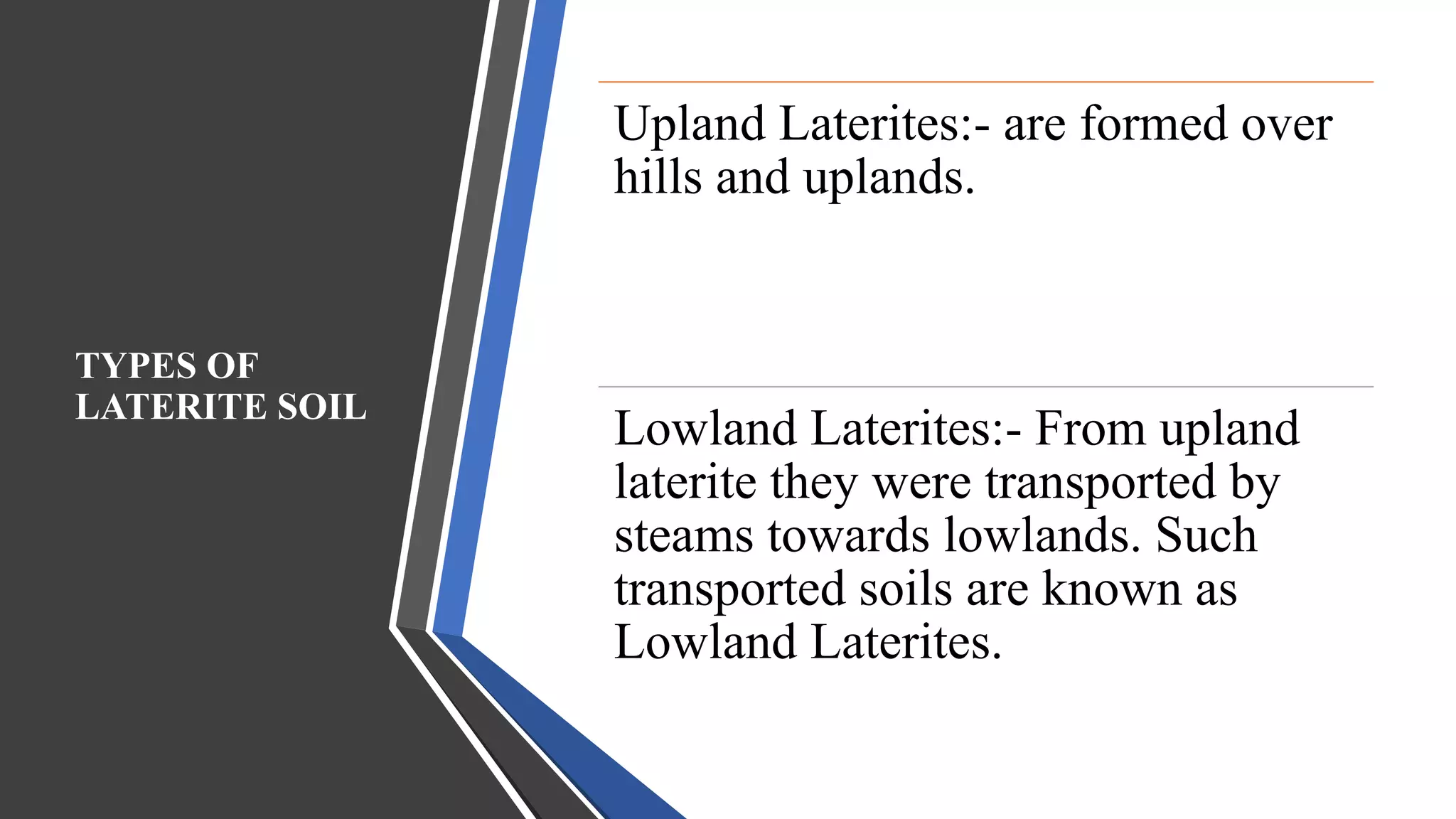 Laterate soil... first year deploma | PPTX