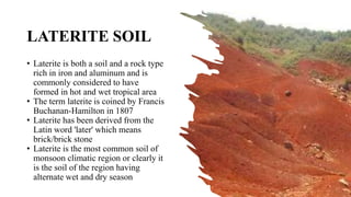 Laterate soil... first year deploma | PPTX
