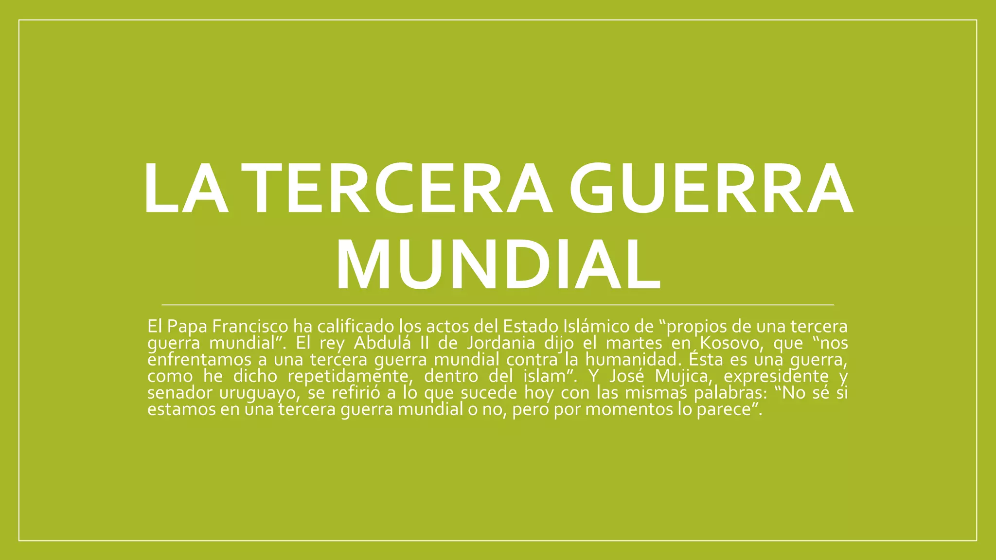 La Tercera Guerra Mundial Ppt Descarga Gratuita
