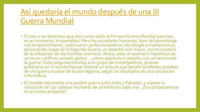 La Tercera Guerra Mundial