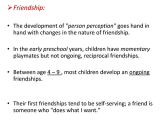 LATER CHILDHOOD.power point presentation | PPTX