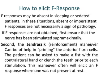 Late Responses (F-wave and H.Reflex) | PPT