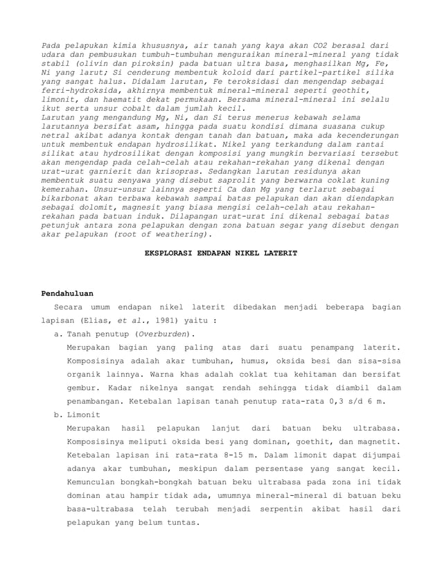 Laterit dan-endapan-bijih | PDF
