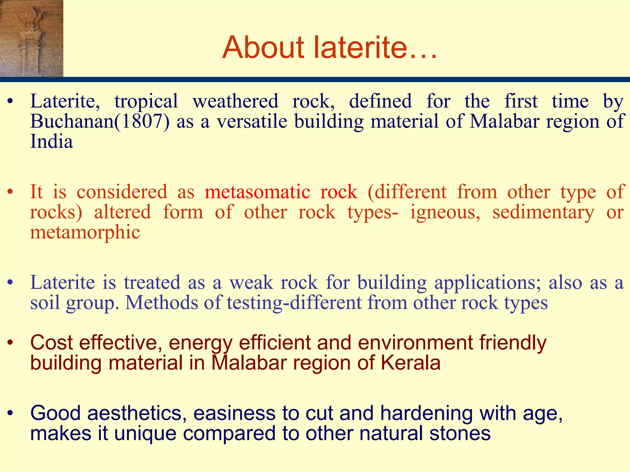 Laterite | PPTX | Geology | Science