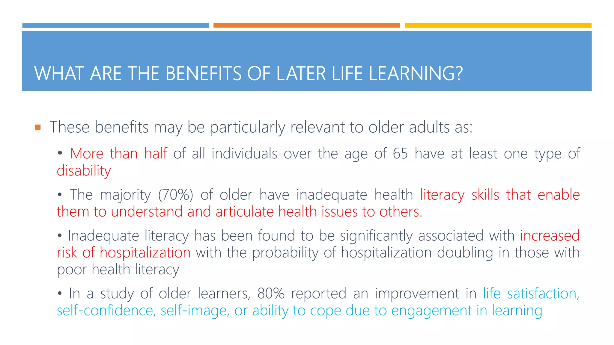 Later life learning | PPT