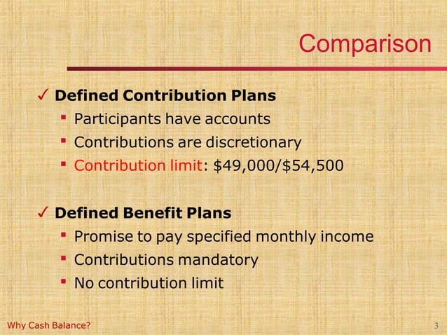Cash Balance Plan | PPT
