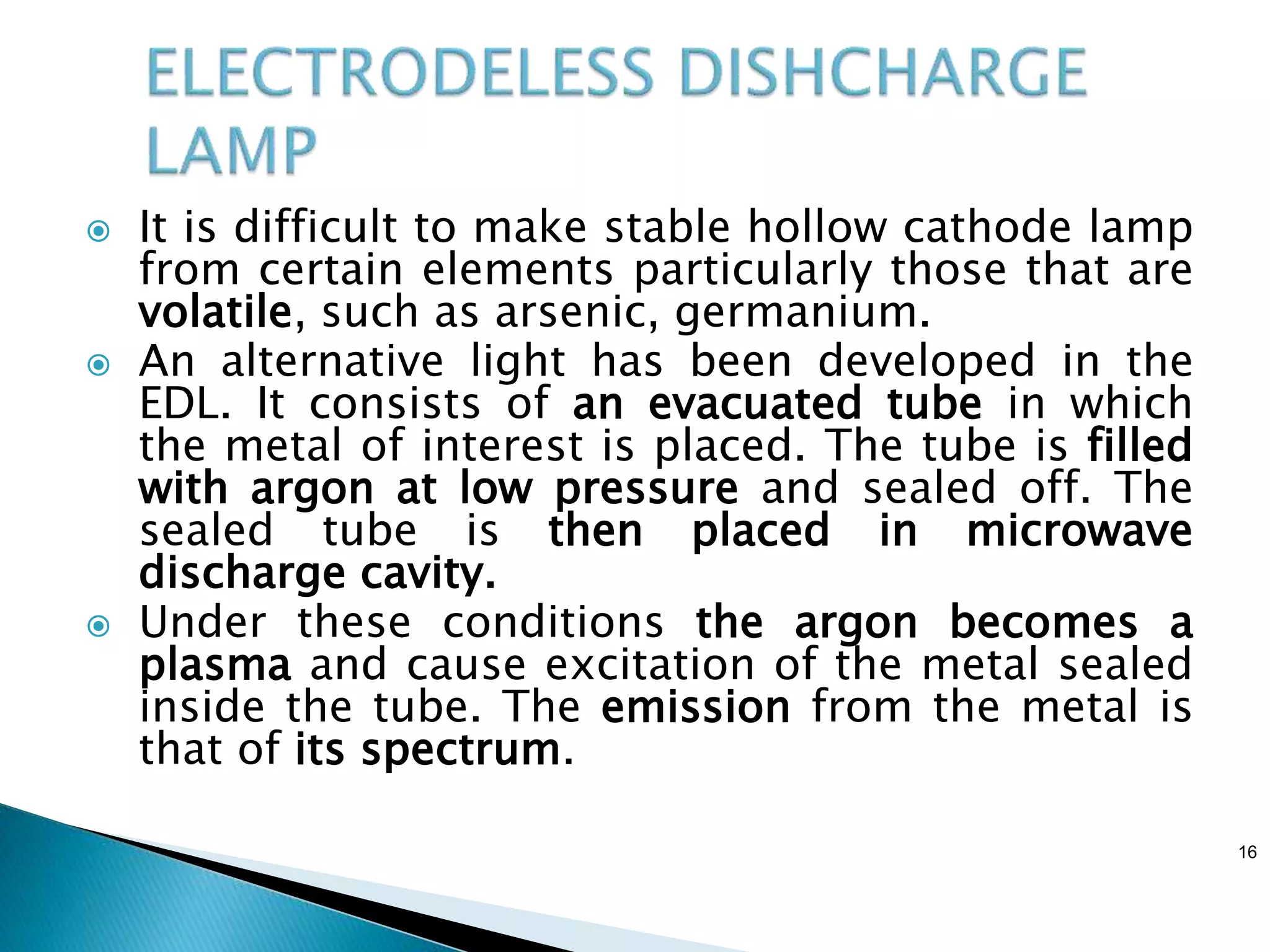 Atomic absorption spectroscopy | PPT