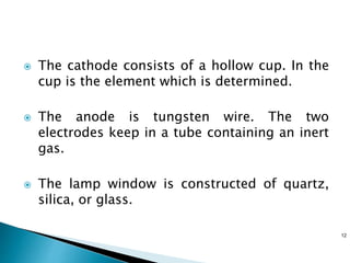Atomic absorption spectroscopy | PPT | Chemistry | Science