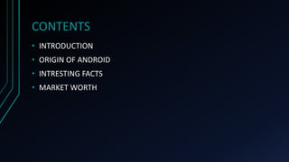 Presentation About Android | PPT | Free Download
