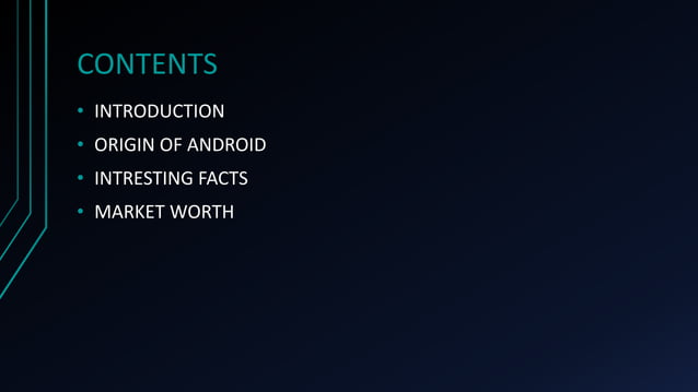 Presentation About Android | PPTX