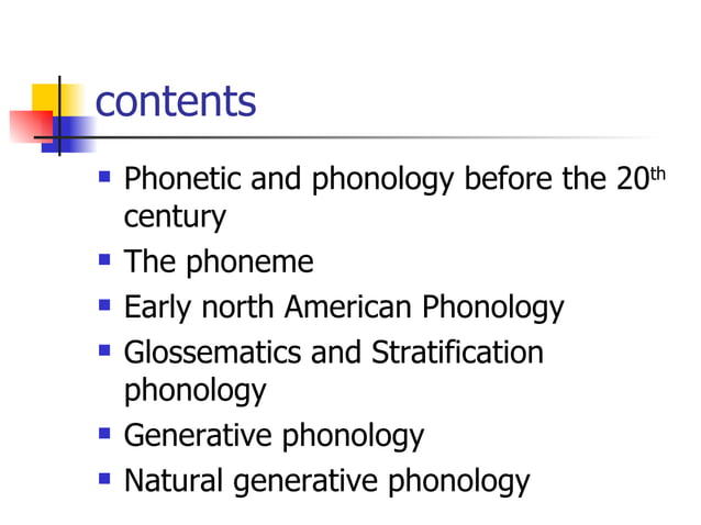Latest Development In Phonetics And Phonology | PPT