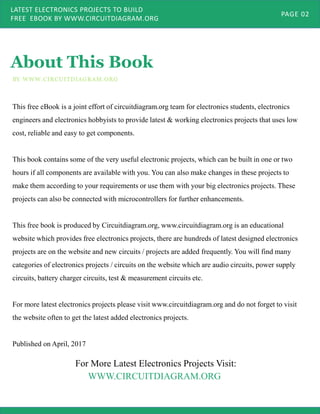Latest Electronics Projects to Build PDF Ebook | PDF