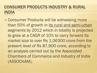 FMCG INDUSTRY OVERVIEW WITH PRODUCT EVOLUTION | PDF