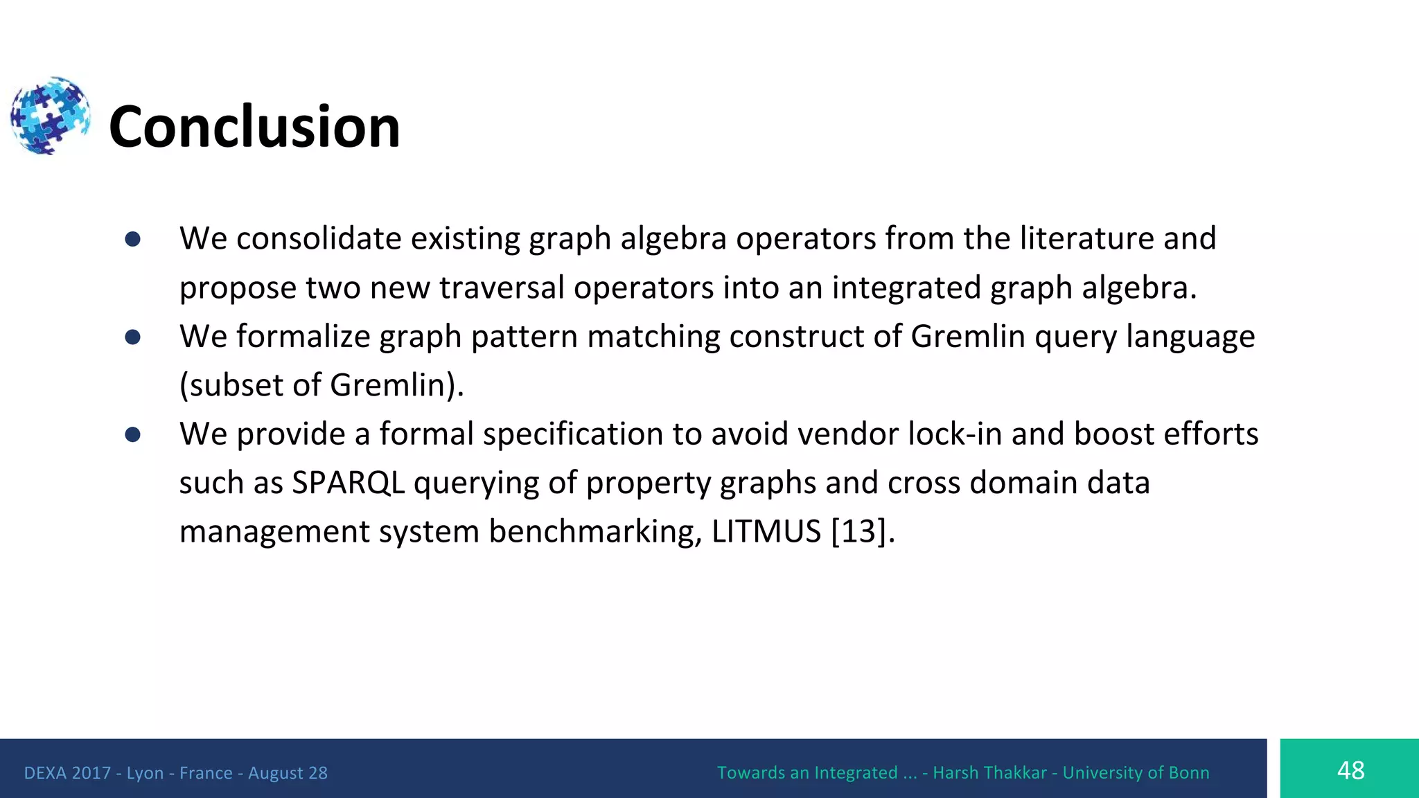 Formalising Graph Pattern Matching Gremlin traversals in Graph Alegra | PDF | Databases ...